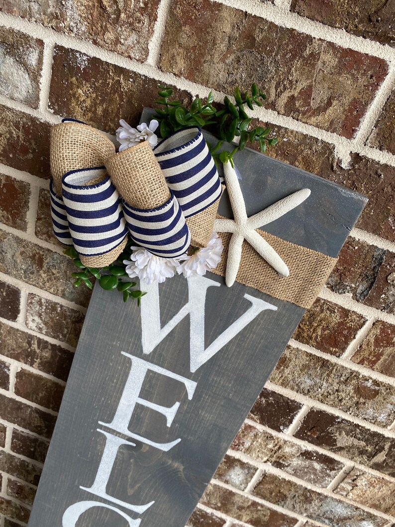 Nautical Welcome Sign - Etsy