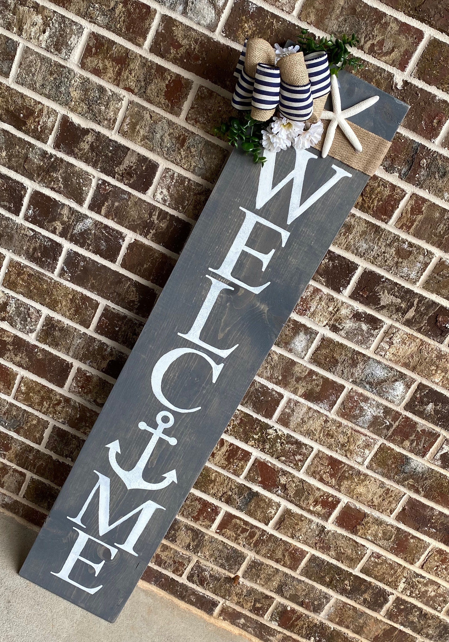 Nautical Welcome Sign - Etsy