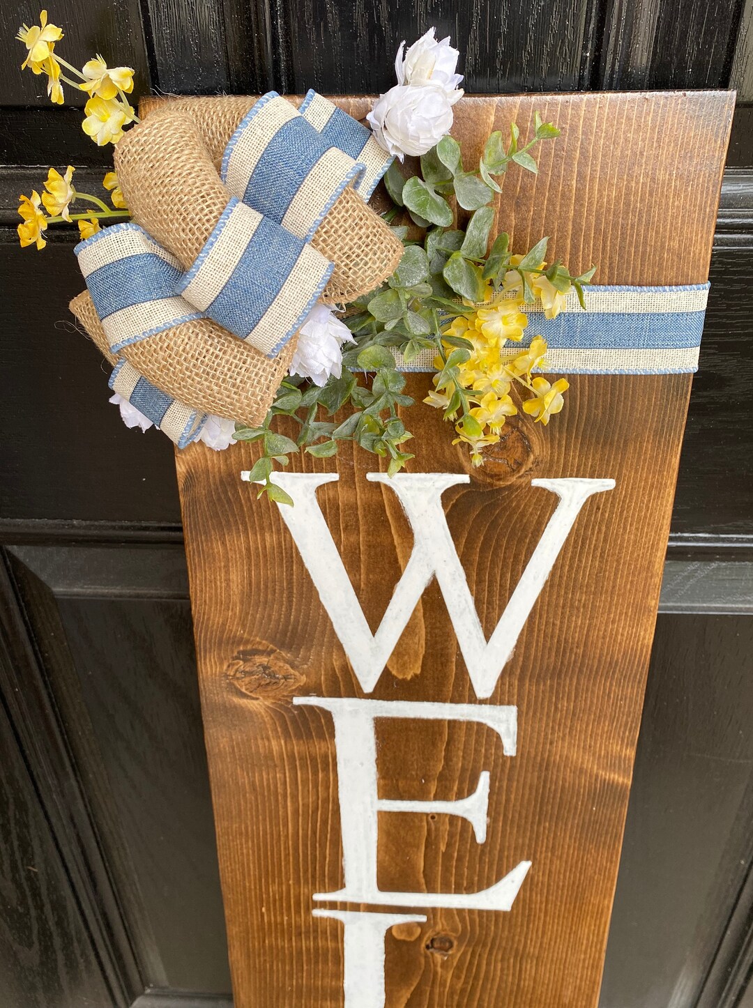 Beach Themed Tall Welcome Sign - Etsy