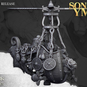 Dwarf Flying Machine | Gyrocopter/bomber by Highlands Miniatures | 28mm ...