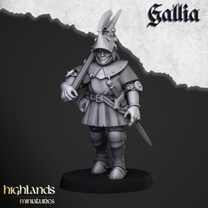 Gallia Knights on Foot - Highlands Miniatures | 28mm/32mm | Empire ...