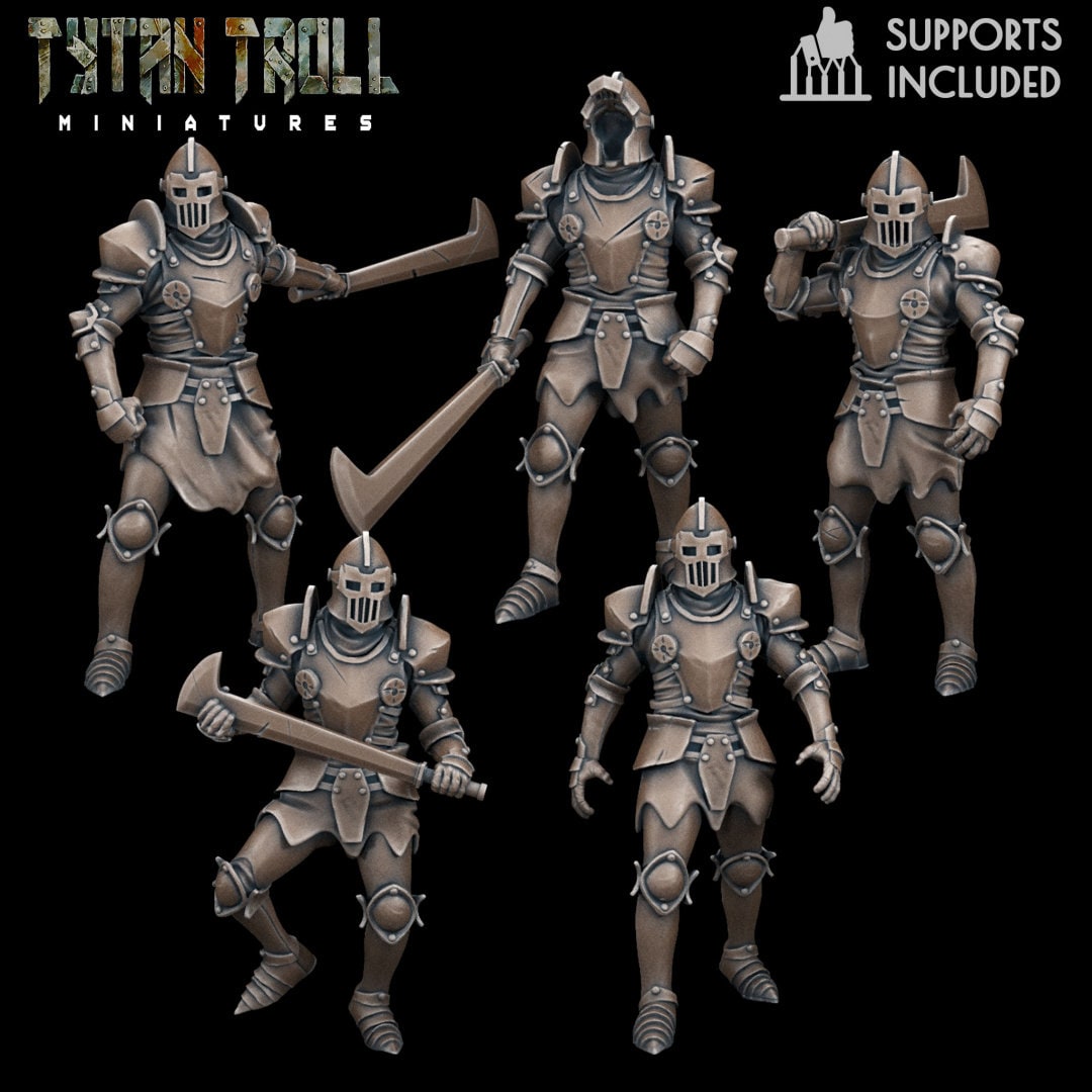 Animated Armour Pack - Tytantroll Miniatures | 28mm/32mm Scale | Fantasy | Dryad | 8K Resin - Etsy