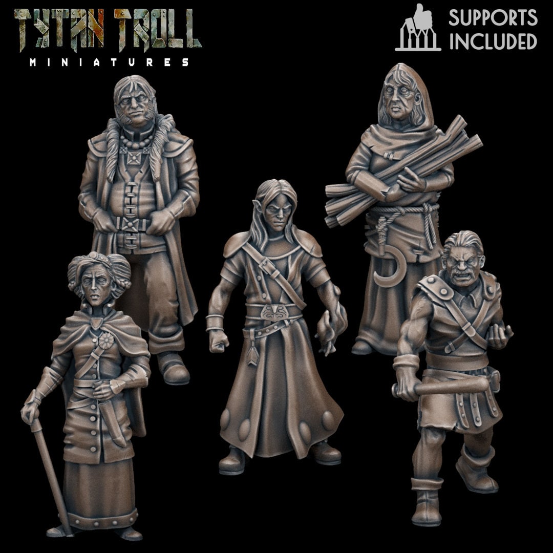Curse of Strahd Pack 4 | Cos Proxy Miniatures - Tytantroll Miniatures ...