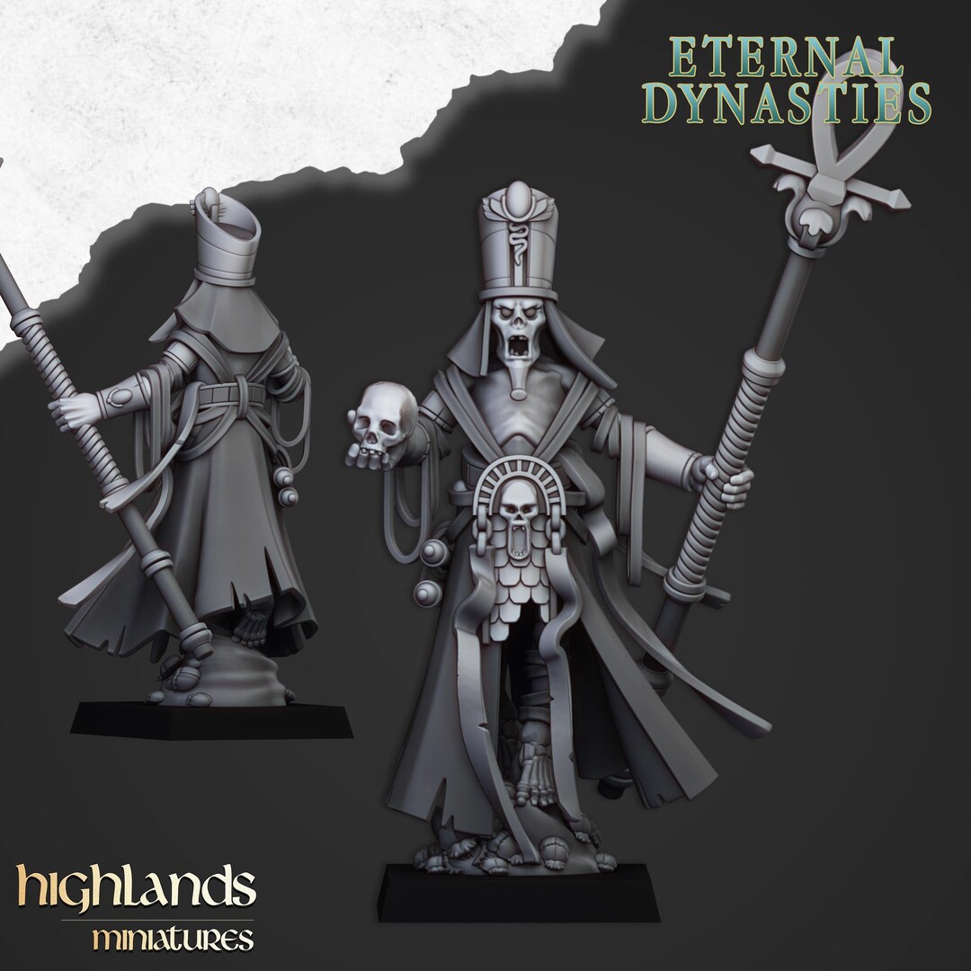 Highlands Miniatures - Eternal Priest | Eternal Dynasties | 28mm/32mm ...