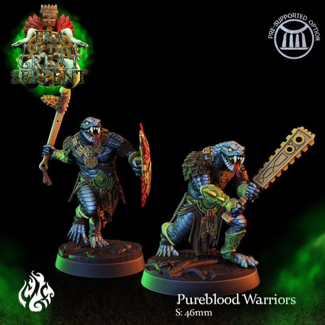 Crippled God Foundry Pureblood Warriors Era of the Great Serpent 28mm ...