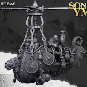 Dwarf Flying Machine | Gyrocopter/bomber by Highlands Miniatures | 28mm ...