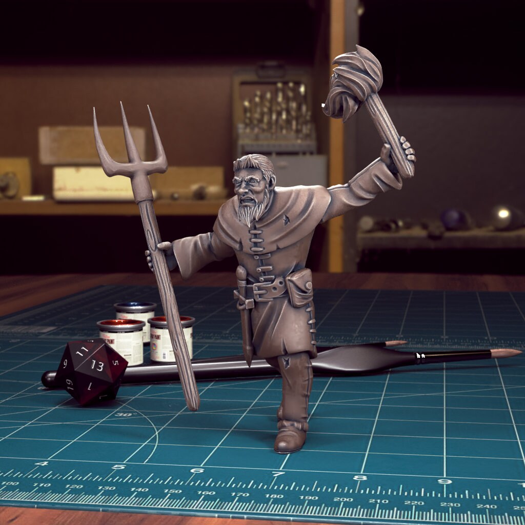 Villager Mob | Tytantroll Miniatures | Dnd | Horde | Villagers | 28mm ...