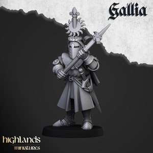 Gallia Knights on Foot - Highlands Miniatures | 28mm/32mm | Empire ...