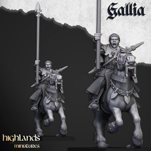 Men at Arms Cavalry - Highlands Miniatures | Gallian Empire | 28mm/32mm ...
