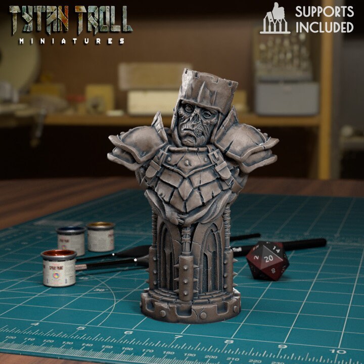 Tytantroll Miniatures - Undead Chess Set | Scaled for Standard Chess ...
