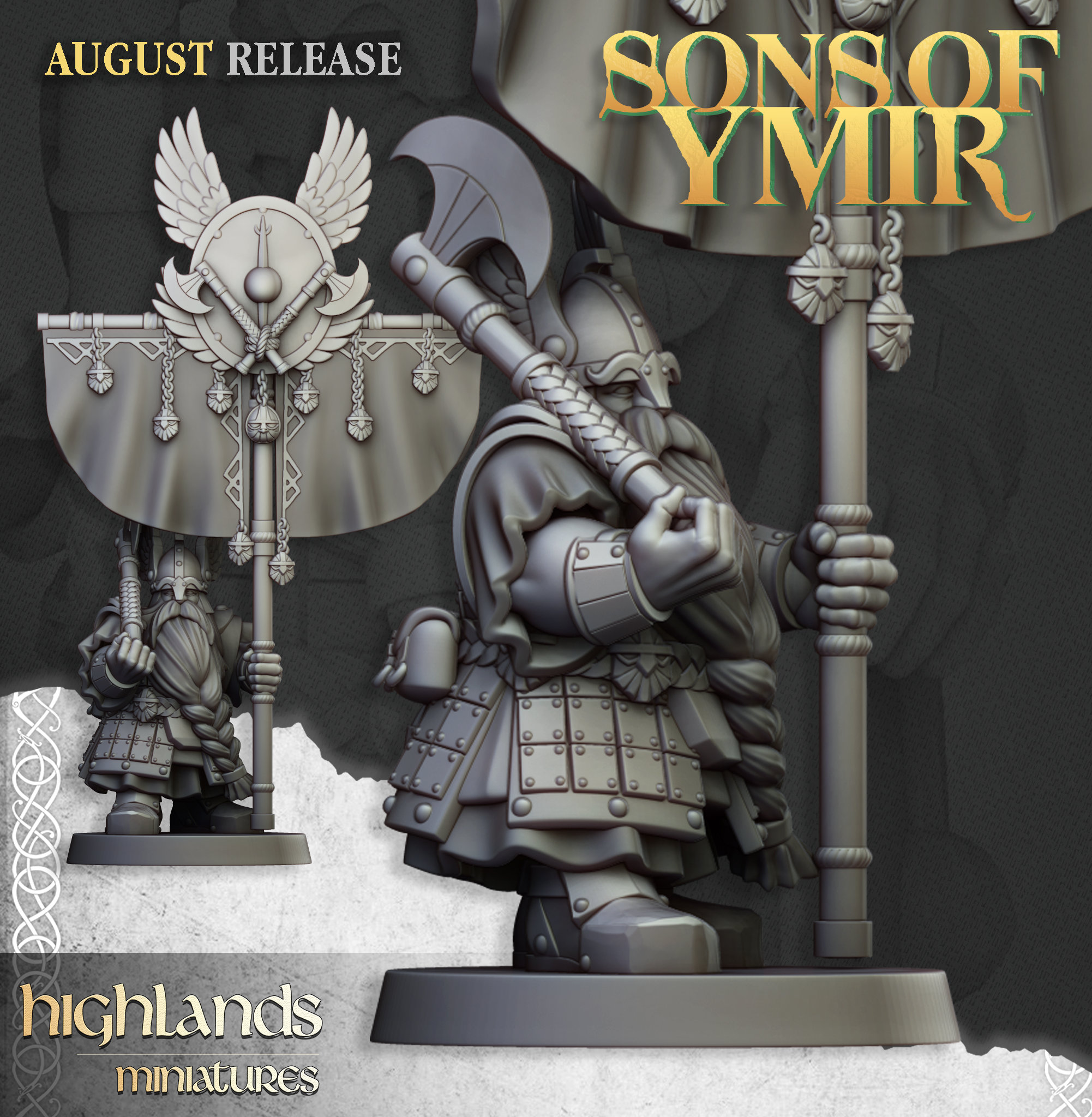 Highlands Miniatures Dwarf Veterans 28/32mm Miniatures - Etsy UK