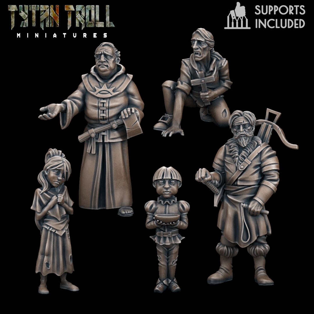 Curse of Strahd Pack 7 | Cos Proxy Miniatures - Tytantroll Miniatures ...