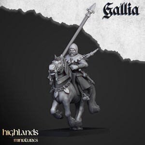 Men at Arms Cavalry - Highlands Miniatures | Gallian Empire | 28mm/32mm ...