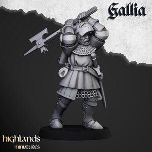 Gallia Knights on Foot - Highlands Miniatures | 28mm/32mm | Empire ...