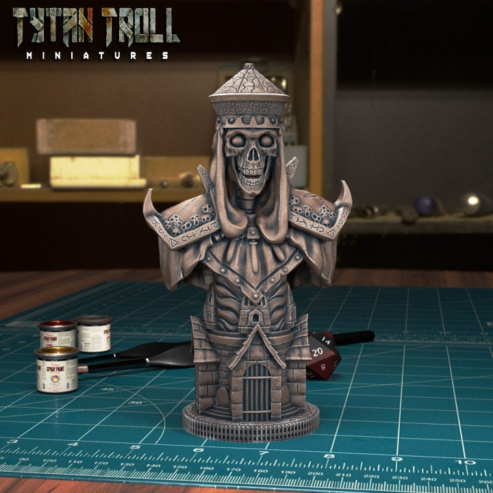 Tytantroll Miniatures - Undead Chess Set | Scaled for Standard Chess ...