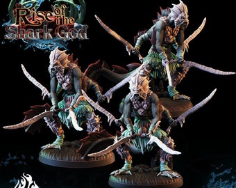 Carcharodon King From rise of the Shark God by Crippled God Foundry - Etsy