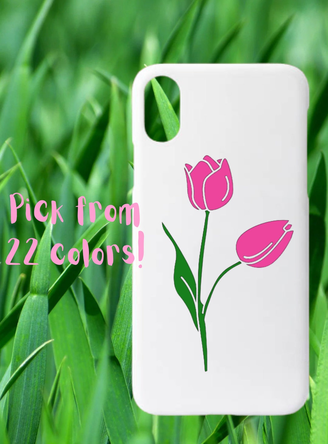 Custom Tulip Flower Decal - Etsy