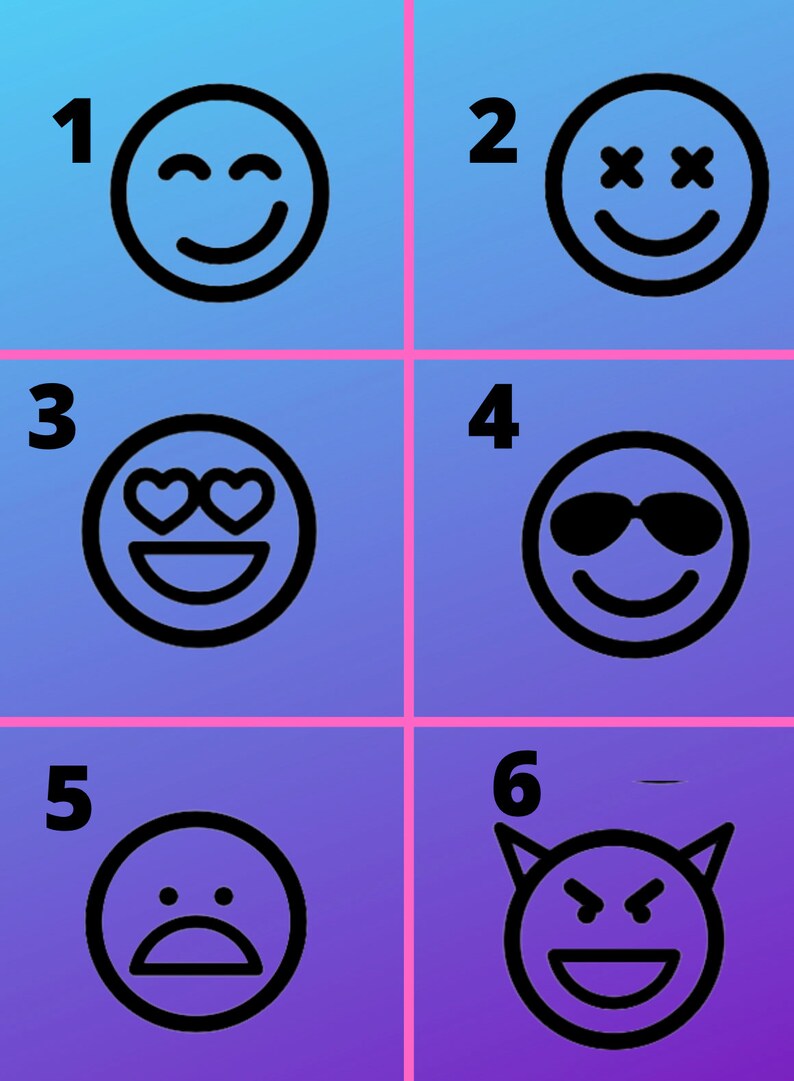 Emoji Vinyl Decal - Etsy