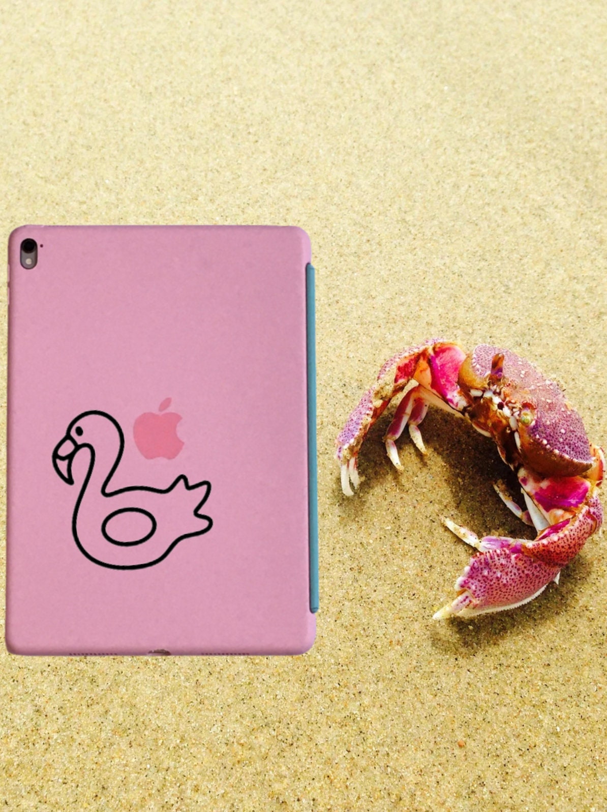 Custom Flamingo Pool Float Logo Decal - Etsy