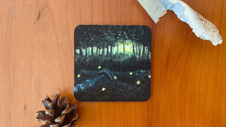 Miniature Wood Panel Landscape Paintings - Etsy