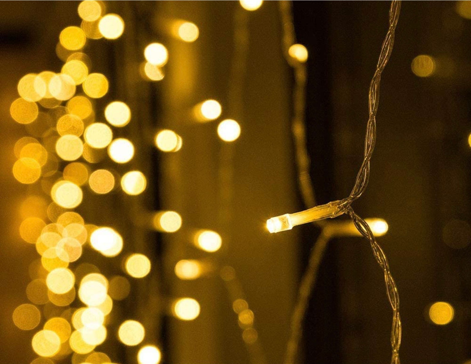 Snowflake Fairy String LED Lights Curtain Window Xmas Christmas Party ...