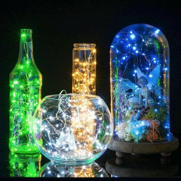 Battery Rice Lights - Etsy UK