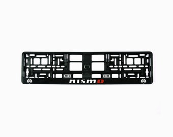 2x European License Number Plate Frame Holder Surround for Nissan Nismo fans