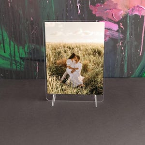 Custom Photo Collage Plaque With Stand - Personalized Gift Showcasing ...