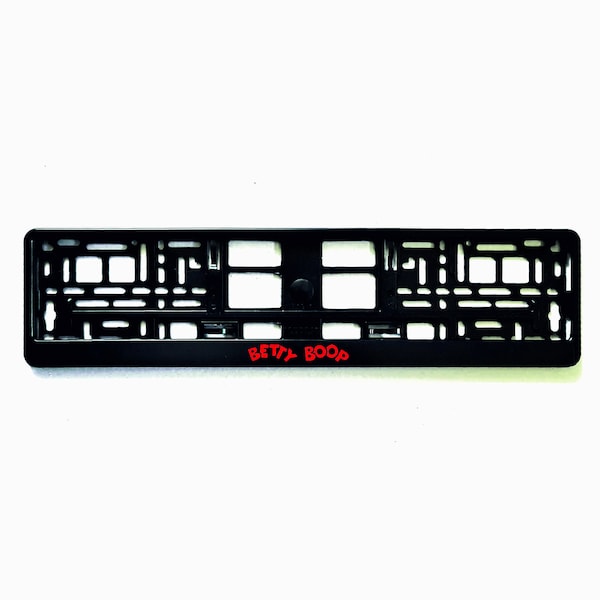 Betty Boop License Plate Frame - Etsy