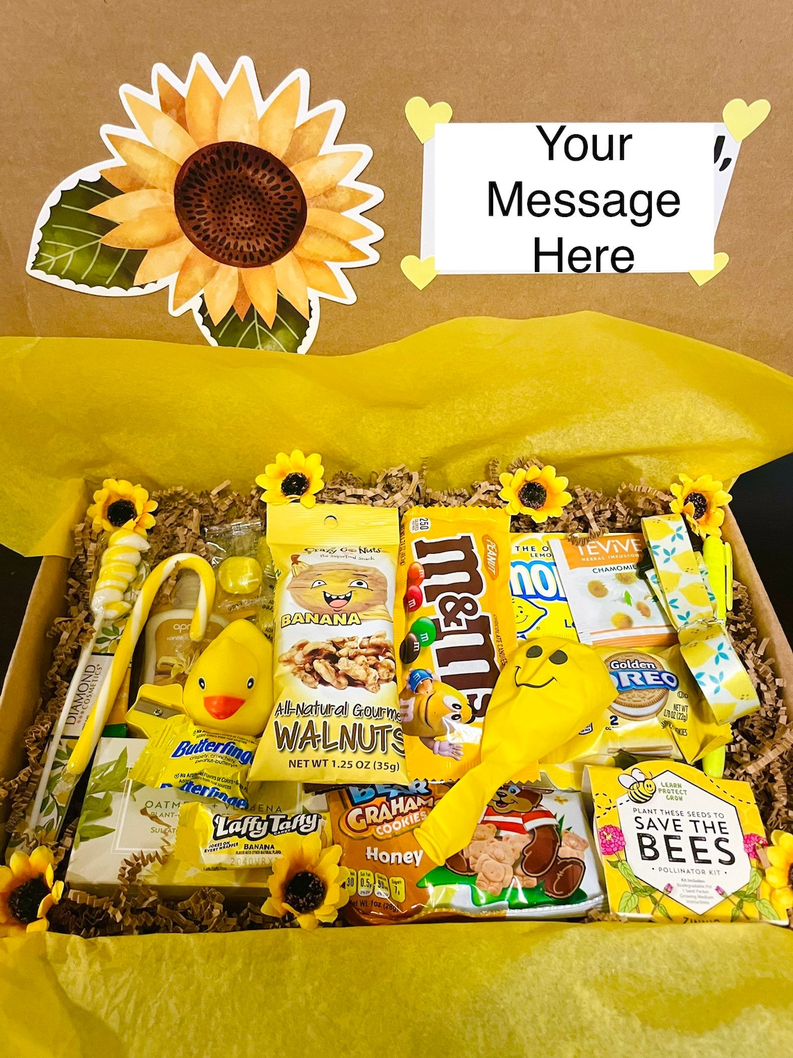 Sending You Hugs & Sunshine Gift Box, Bestie Sunshine Gift, A Little ...