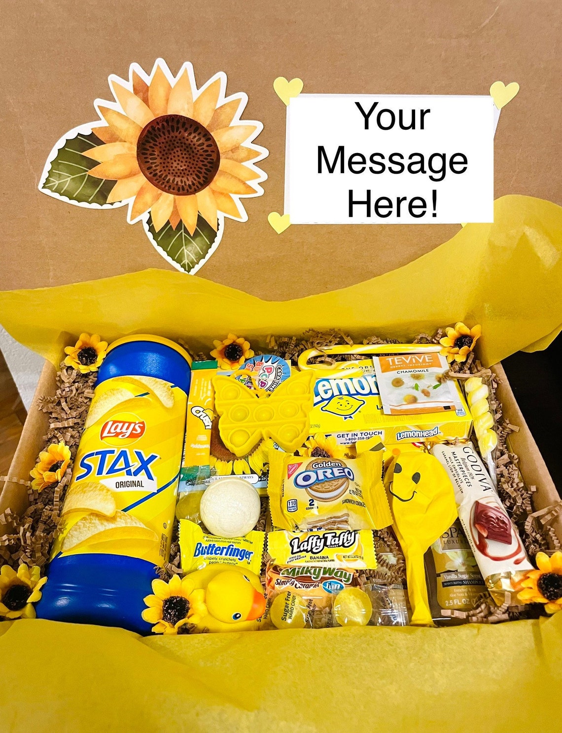 Sending You Sunshine, Hug in A Box,happy Birthday Gift Box for Her ...