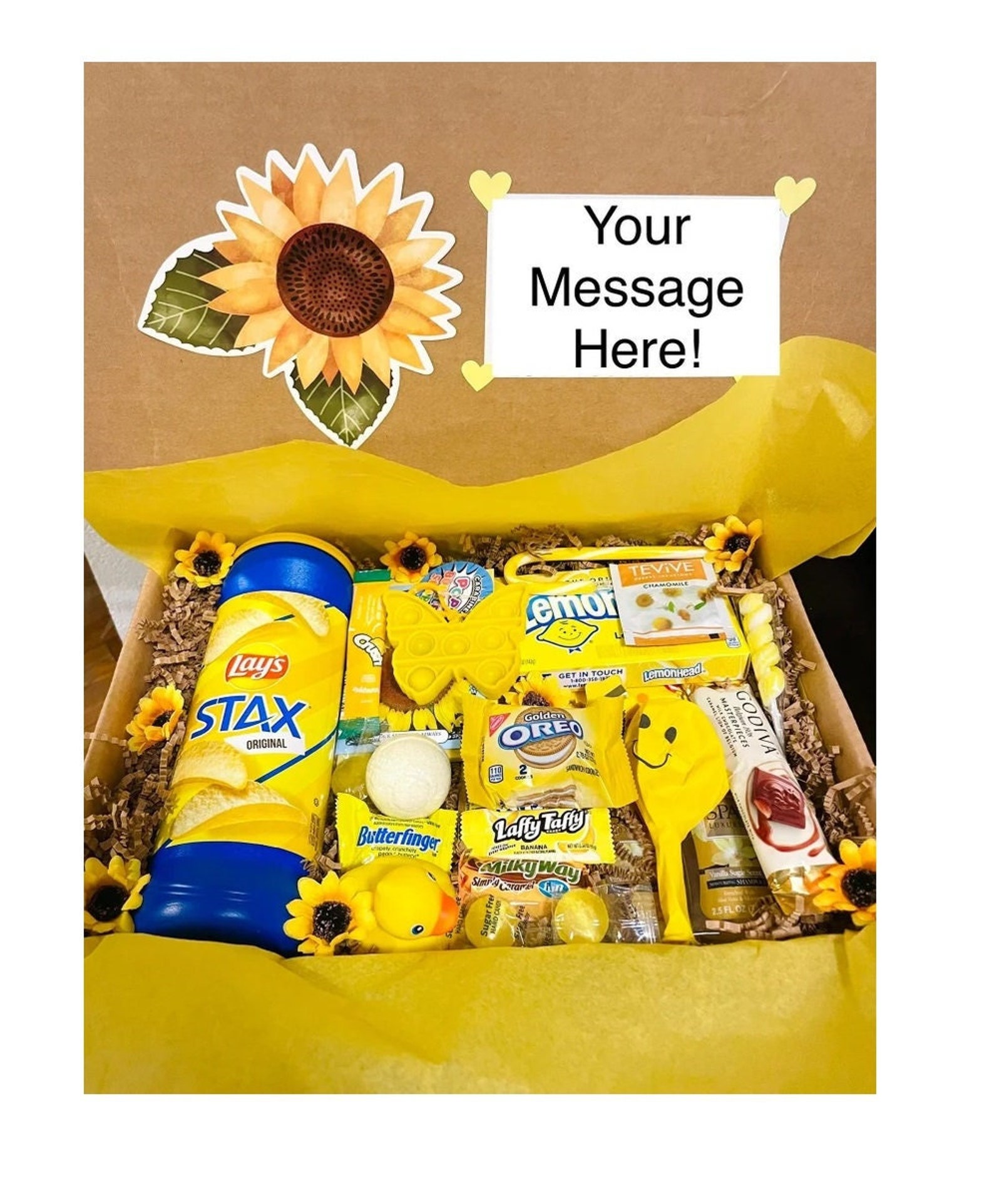 Sending You Hugs & Sunshine Gift Box, Bestie Sunshine Gift, A Little ...