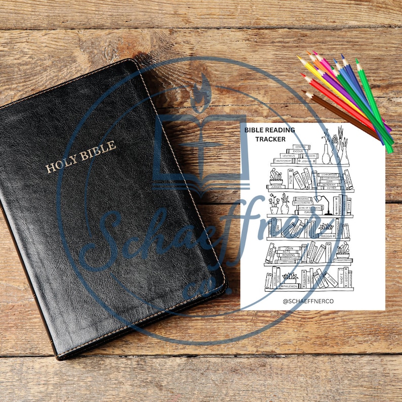 Bible Books Coloring Printable Tracker - Etsy