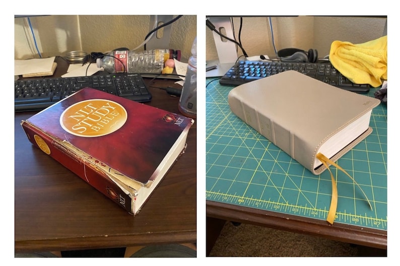 Custom Leather Bible Rebinding Customize Your Own Leather - Etsy