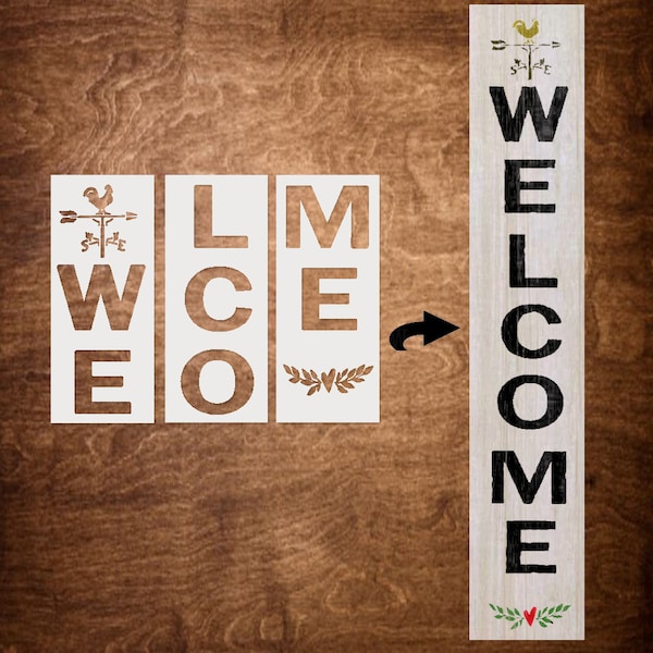 Reusable Stencils for Wood Signs - Etsy