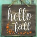 HELLO FALL Stencil -fall Stencils for Painting, DIY Sign, Fall Decor ...