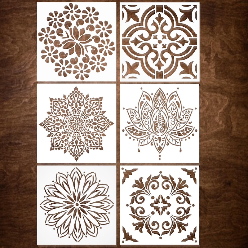 Boho Wall Stencil - Etsy