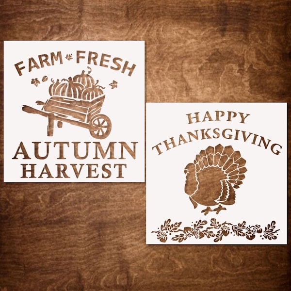 Fall Stencils - Etsy