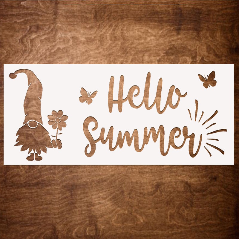 Summer Stencil - Etsy