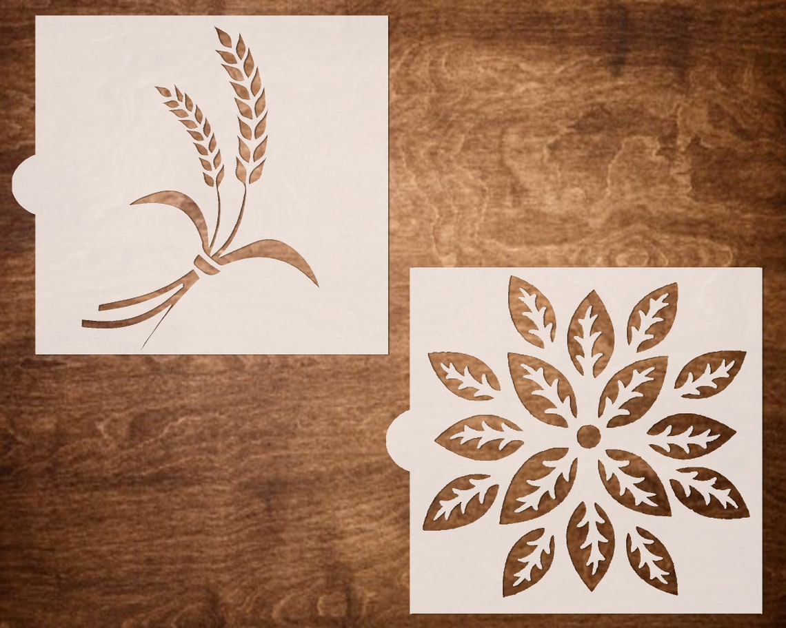 Fresh Bread Reusable Stencil - Sourdough Bread Stencil - Wheat Stencil ...
