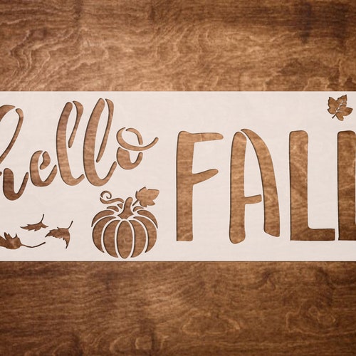 4 FALL Stencils Diy Home Decor Craft Stencils Stencils for - Etsy