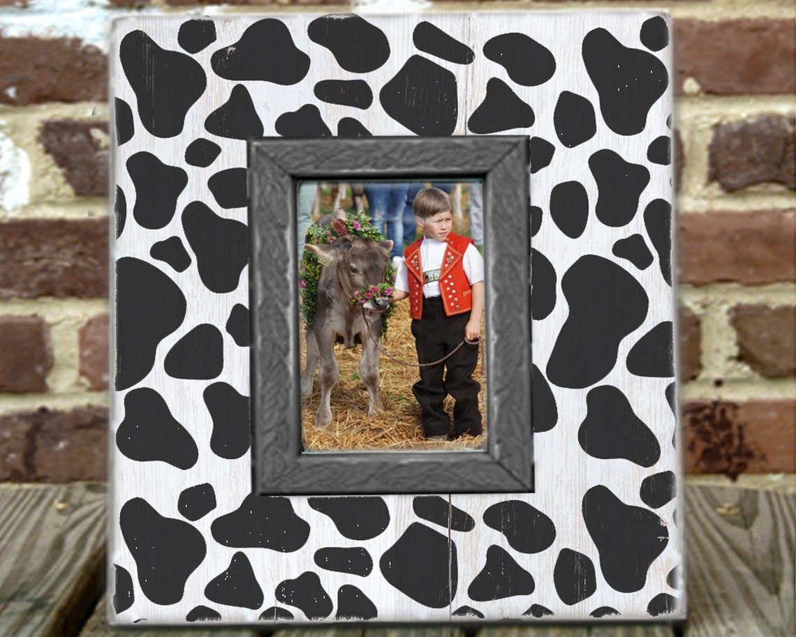 LEOPARD & COW Pattern Stencil (7"x7"), Animal Print Stencils, Pattern ...