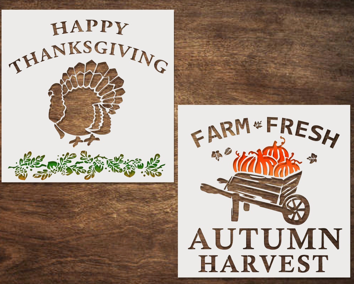 FALL Stencils for Painting Stencils for Wood Signs Canvas - Etsy