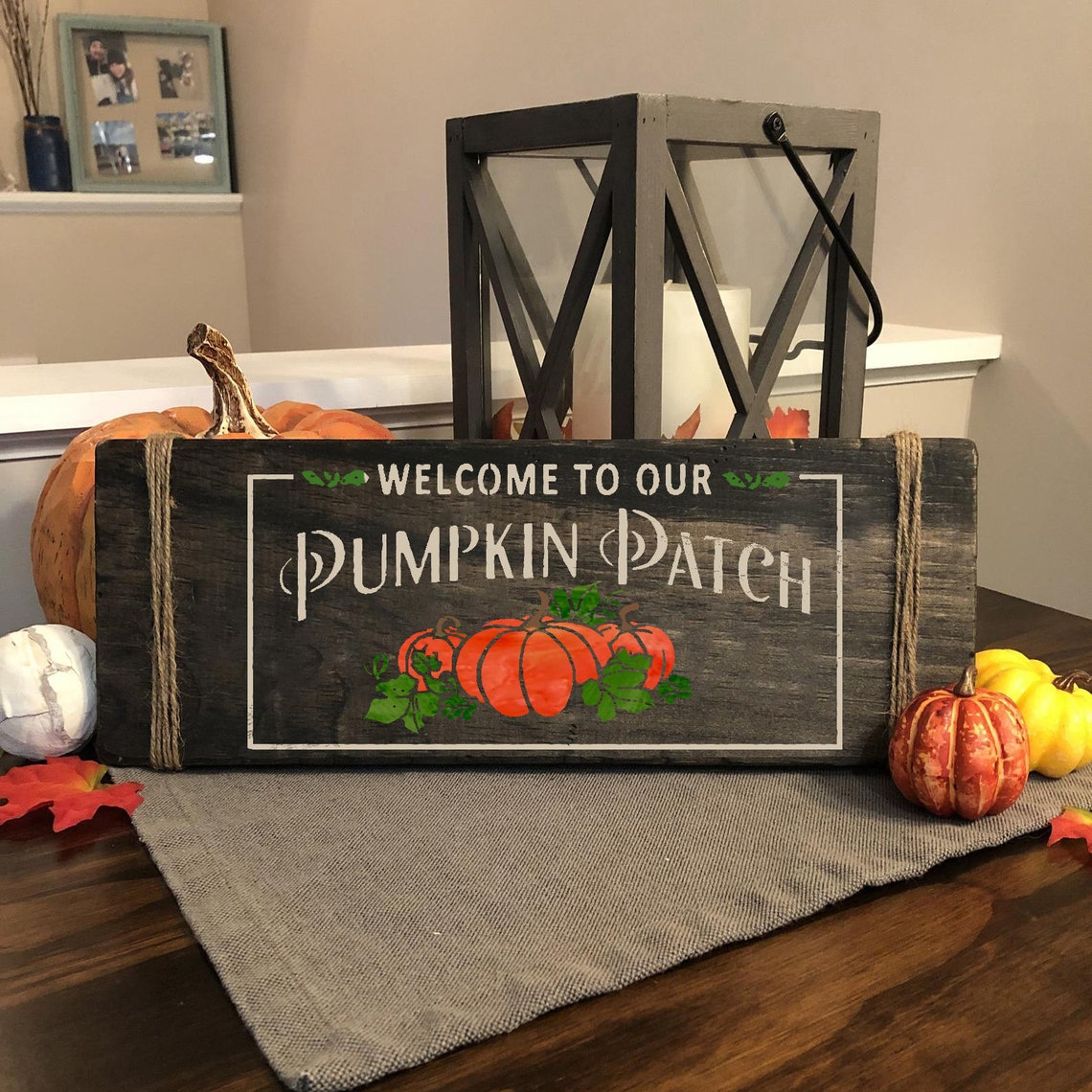FALL Stencils Stencils for Wood Signs Canvas Welcome to Our - Etsy