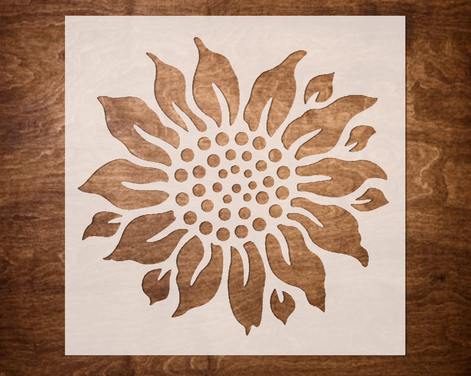 SUNFLOWER Stencil Flower Stencils Reusable Stencil Set DIY - Etsy