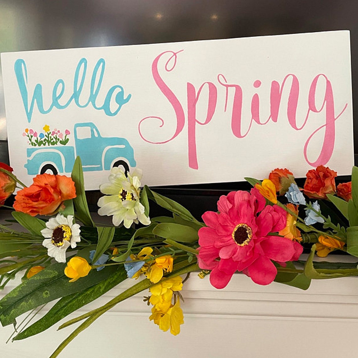 HELLO SPRING Stencil Stencils for Wood Signs Canvas & More - Etsy