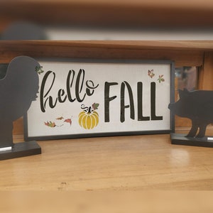 Fall Stencils for Wood Signs, Hello Fall Stencil, Welcome Stencil for ...