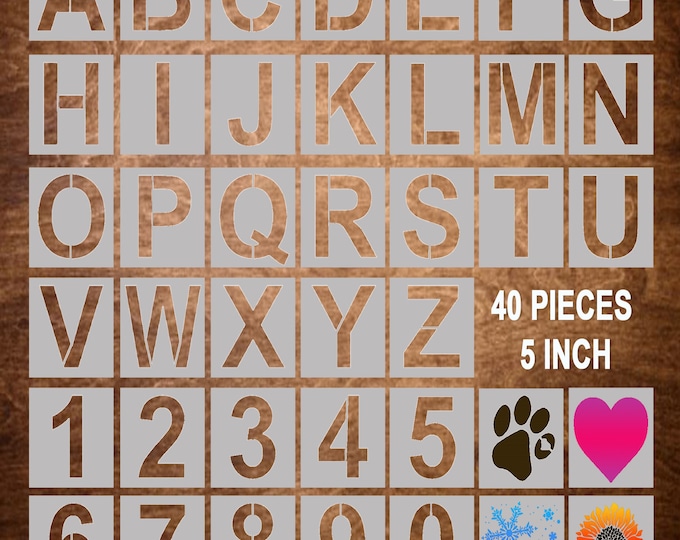 A to Z Block Letter Templates Upper & Lower Case PDF Download - Etsy