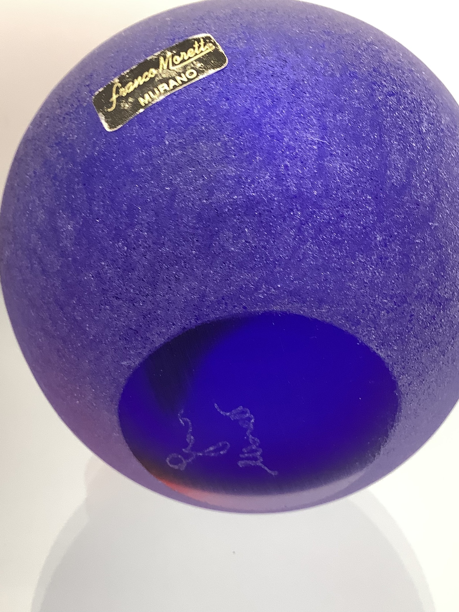 Franco Moretti Murano Scavo Apple Figure - Etsy