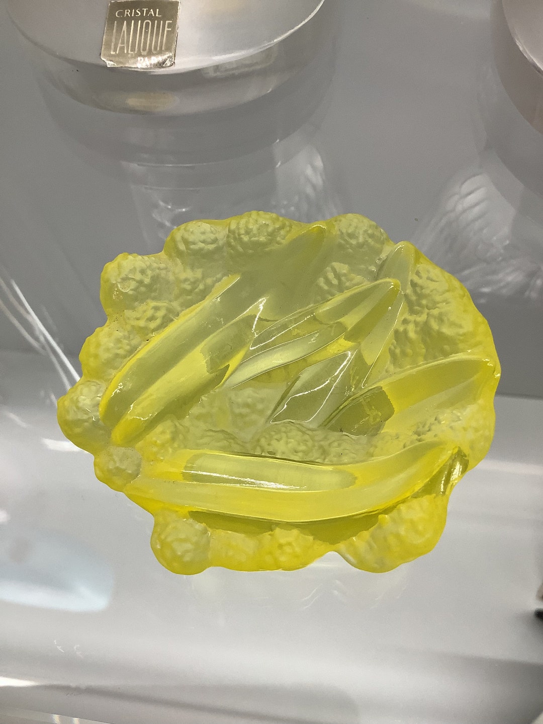 Signed Daum France Mimosa Mini Bowl - Etsy